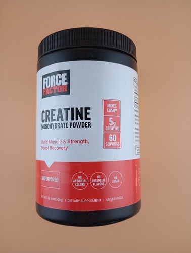 Force Factor Creatine Monohydrate Powder, 5G Micronized Dose to Support ...