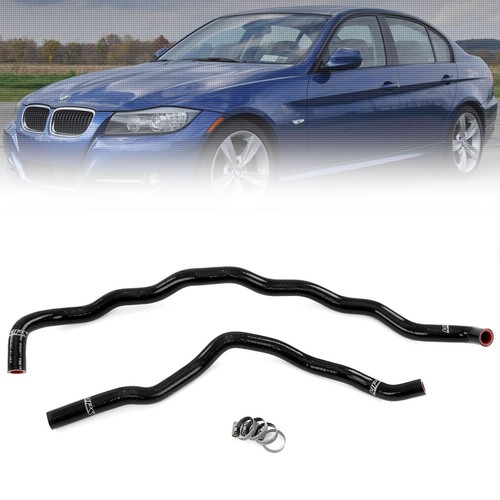 HPS Black Silicone Radiator Hose Kit For 07-13 BMW 335i 3.0T N54 N55 ...