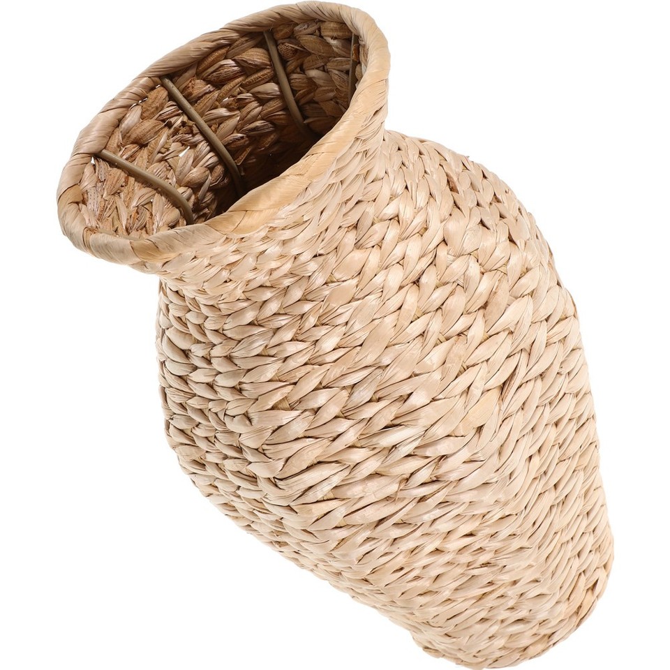 Straw Rush Vase Extra Large Wicker Basket Dried Flower Hyacinth | eBay UK