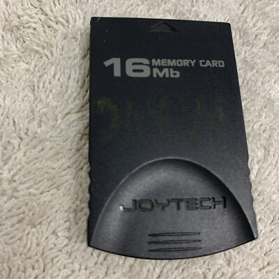Joytech 16MB Memory Card for Nintendo GameCube | Black | 16 MB | Tested ...