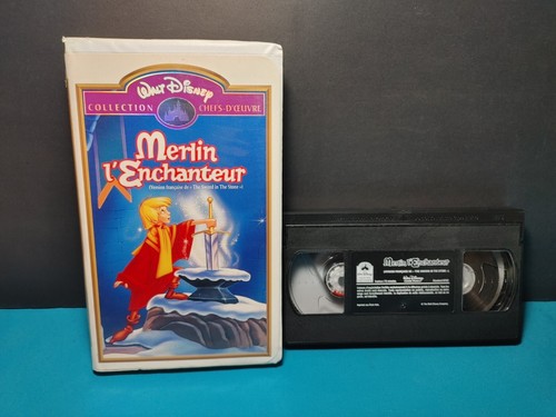 Collection Chefs d'oeuvre Merlin L'enchanteur VHS tape & clamshell case ...