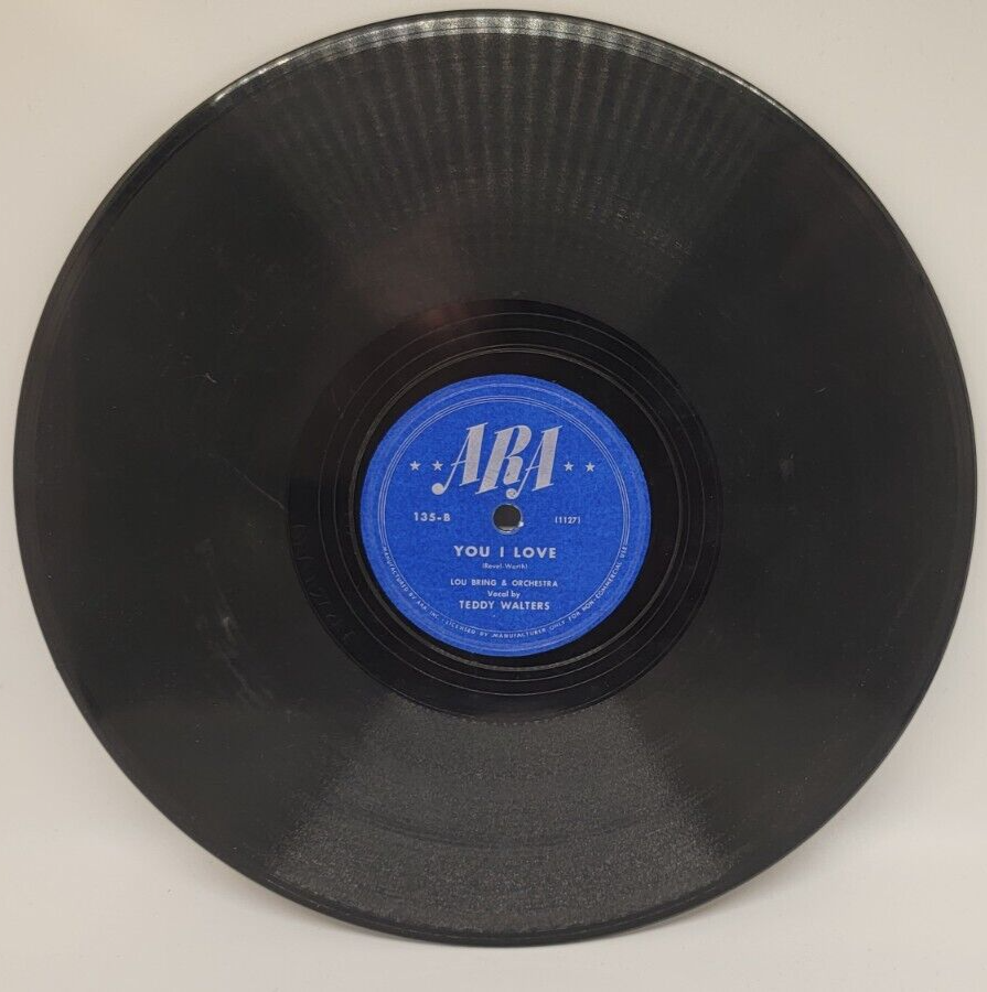 Teddy Walters Laughing On The Outside / You I Love 78 RPM Shellac ...