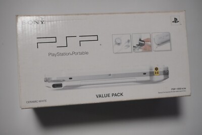 PSP-1000 console white Value PACK PlayStation Portable system Excellent ...