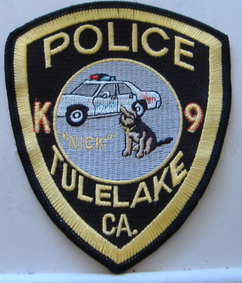 TULELAKE K-9 POLICE CALIFORNIA FABRIC PATCH | eBay