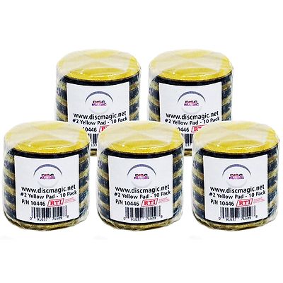 50pcs ELM USA, OEM Disc Repair Pads Yellow #2 Sanding Pads, Eco Smart ...