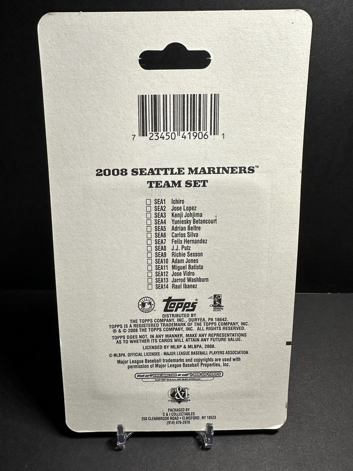 Unopened 2008 mariners team set 14 cards Ichiro | eBay