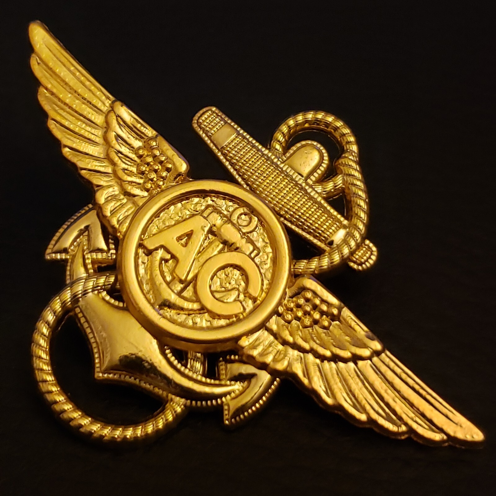 USN US NAVY COAST GUARD USCG ANCHOR AC AIRCREW WING CUSTOM PIN D1 | eBay