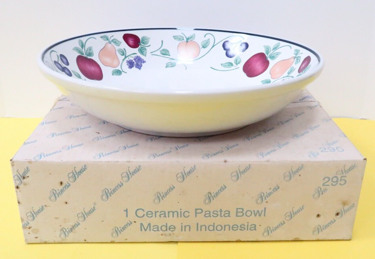 NEW Princess House ORCHARD MEDLEY #295 Pasta Bowl Large Serving | eBay