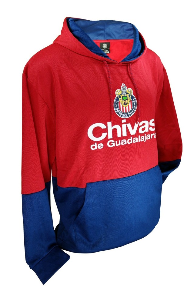 Chivas De Guadalajara Pullover Official Soccer Hoodie Sweater 02 LARGE ...