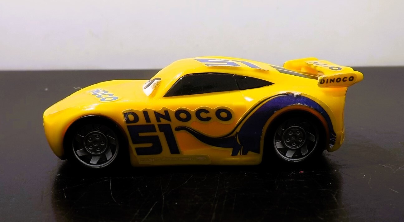 Disney Pixar Diecast Yellow Dinoco #51 Cruz Rameriz | eBay