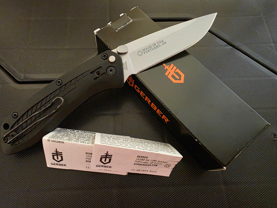 Gerber US Assist Pocket Knife B.O.S.S. Tech | eBay