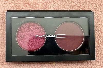 MAC Eye Shadow Duo: BRRRUNDY / BLAZING BLIZZARD FULL SIZE NWOB | eBay