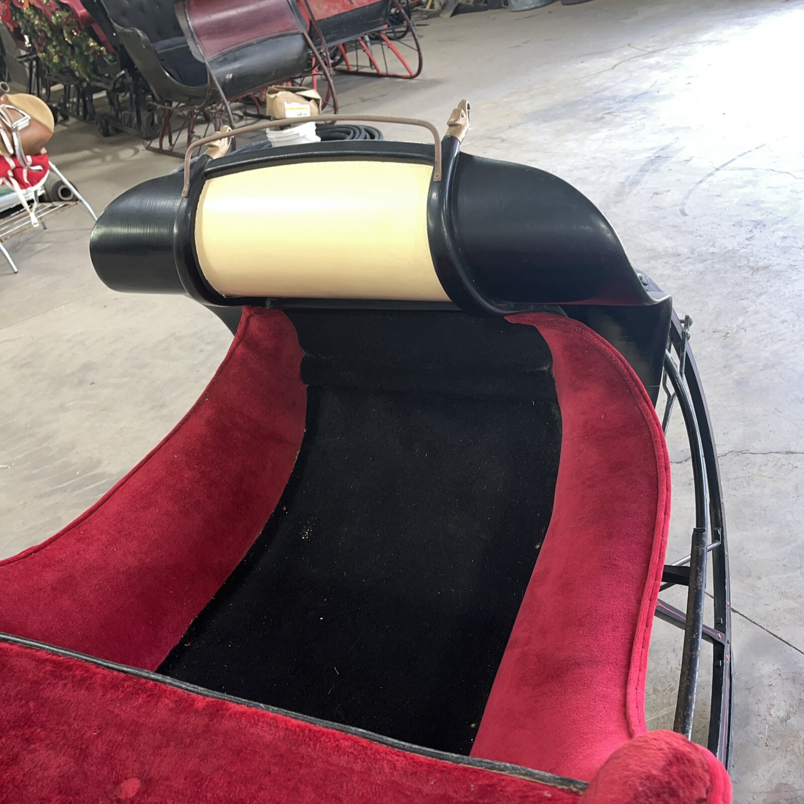 Antique Currier & Ives Albany Cutter Sleigh With Shafts | eBay