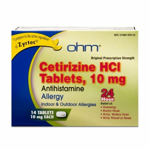 Cetirizine 10mg 14 Tabs By Zyrtec | eBay