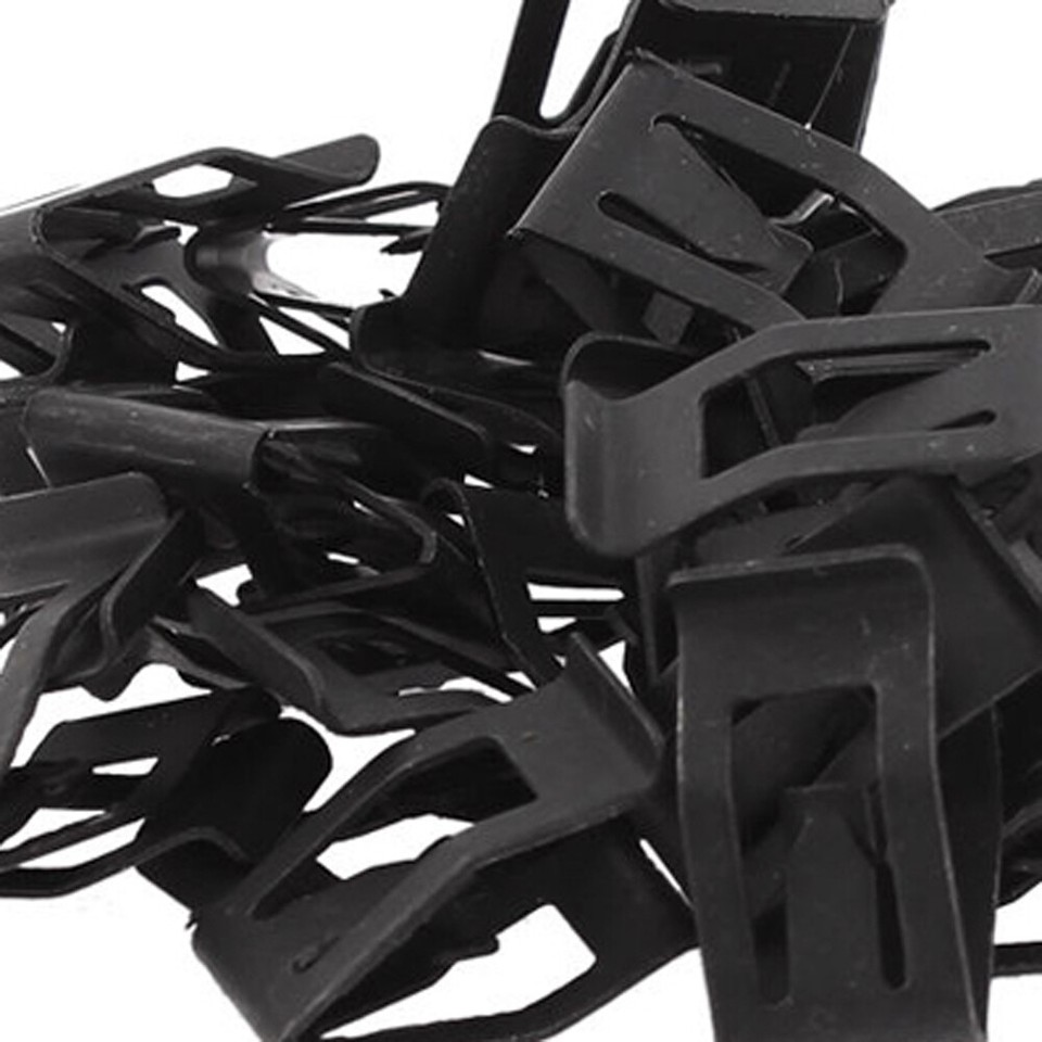 10Pcs Car Accessories Console Dash Dashboard Trim Metal Retainer Clips ...