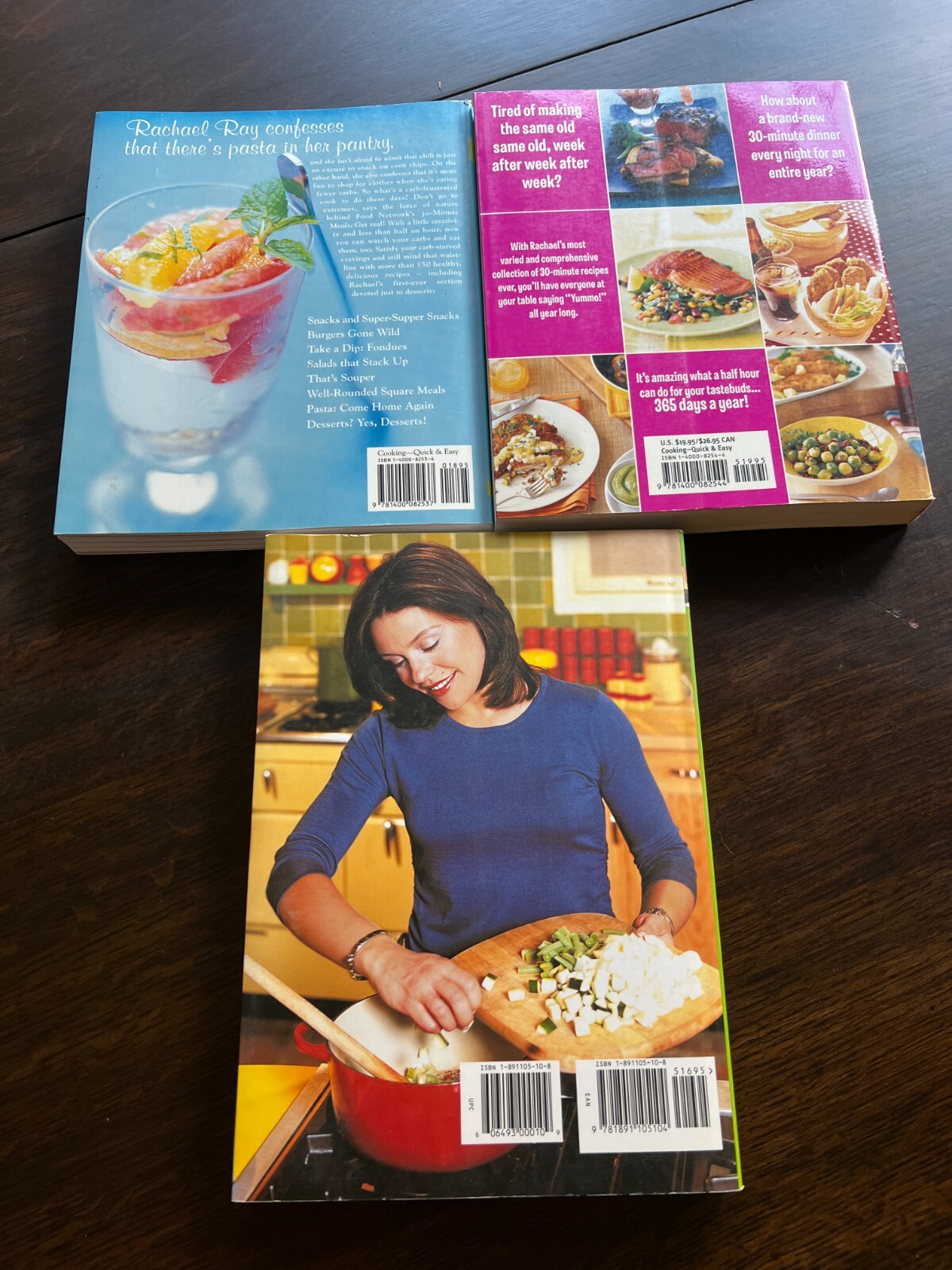 Lot of 3 ~ Rachel Ray Cookbooks ~ 30min Meals, Meals for Crowds ...