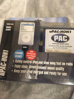 PAC UPAC-HON1 03-2009 HONDA/ACURA IPOD & AUX INTERFACE DISPLAYS TEXT ...