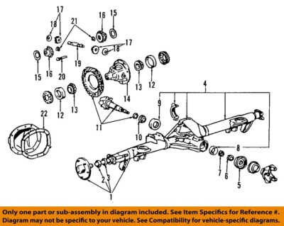 FORD OEM Rear Differential-Lock Pin D8BZ4241C | eBay