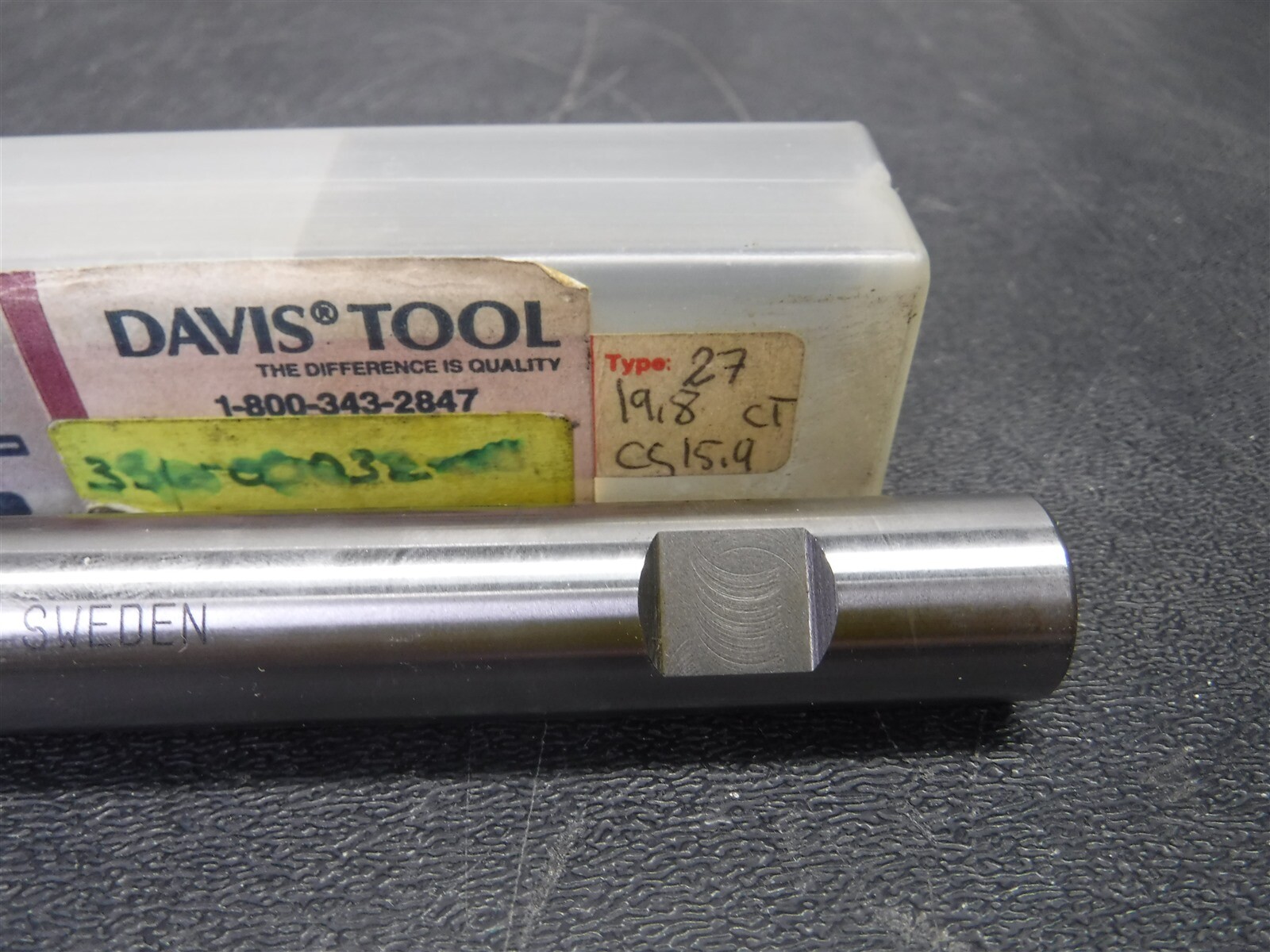NEW Davis Tool ERIX 27-19.8-CS15.9 BACK SPOT FACING TOOL HOLDER H9 | eBay