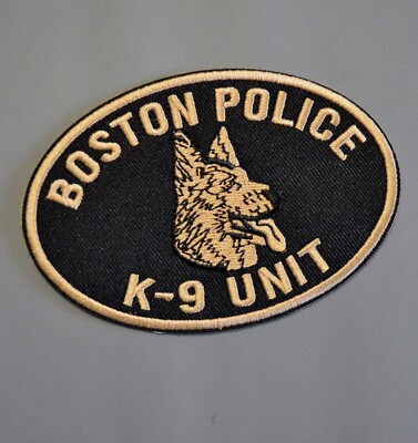 Boston Massachusetts Police K-9 Unit Patch ++ Mint MA | eBay