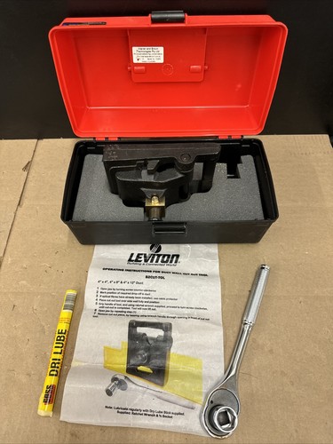 Leviton S2CUT-TOL Duct Wall Cut Out Tool For Use With 2x2 Side Drop-Off ...