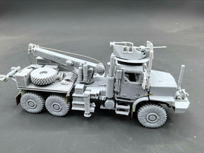 1/72 Modern US Marine Corps "MTVR Mk26 rescue crane" Tank kit Model (3D ...