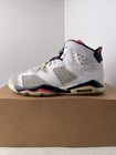 Nike Air Jordan 6 Retro Tinker size 6 GS OG VI 384665-104 White Blue | eBay