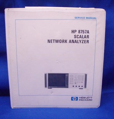 Manuals & Books - Scalar Network Analyzer