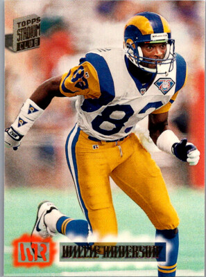 #281 Willie Anderson Los Angeles Rams 1994 Stadium Club | eBay