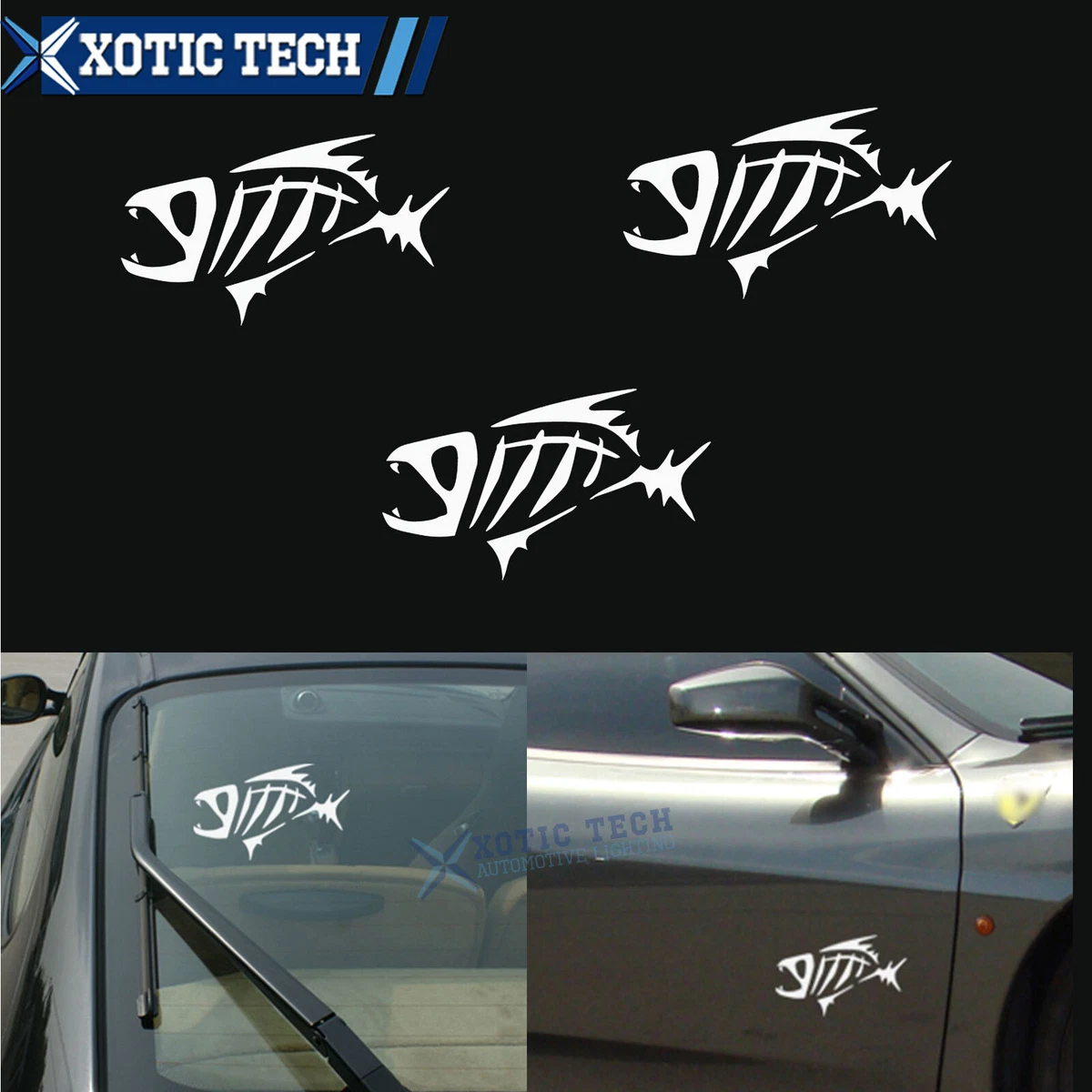 Fishbone Vinyl Decal