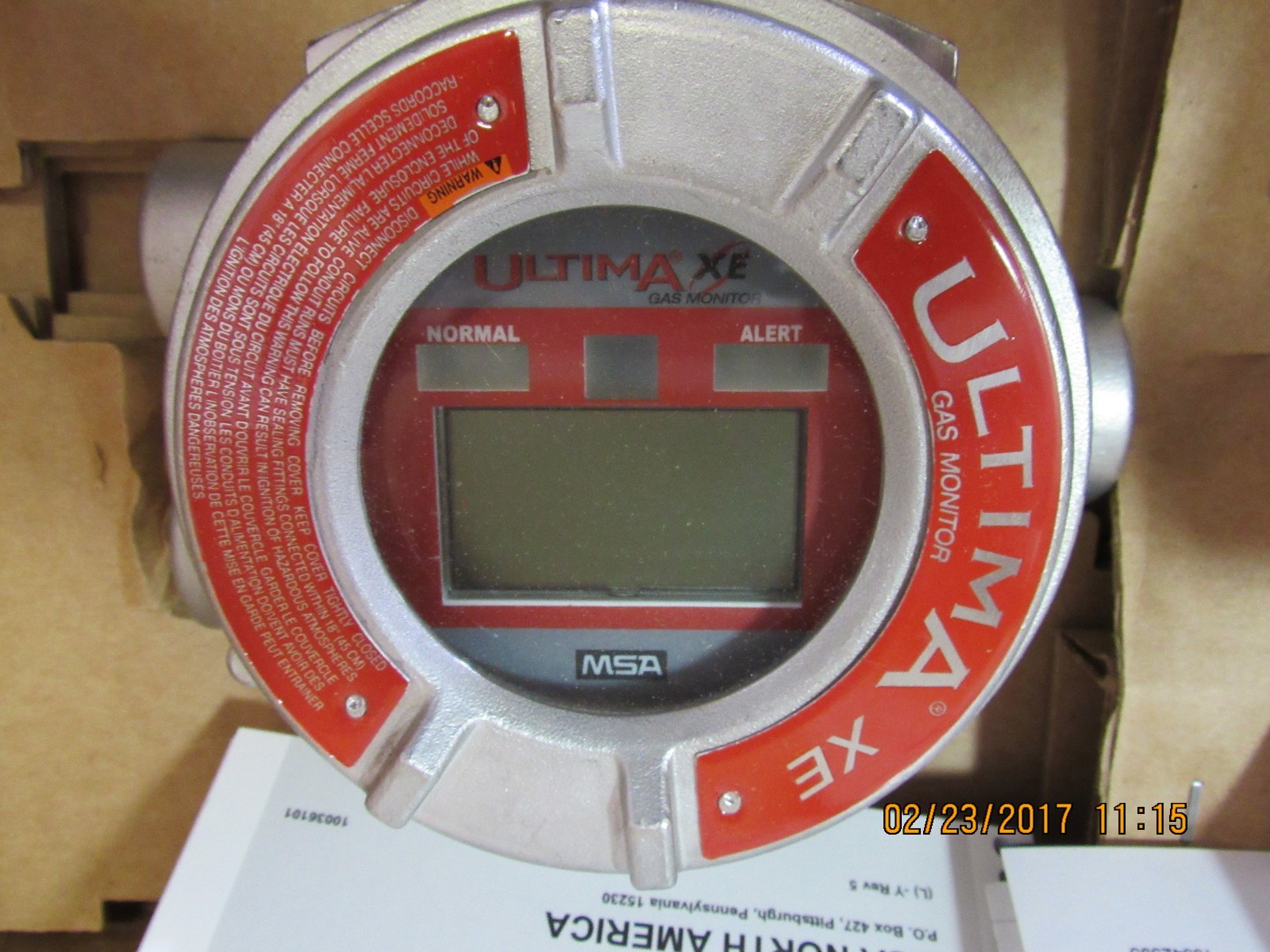 MSA XE GAS MONITOR A-ULTIMAX-XP-E-00-U-3-D-20-0-0-0-0-1-0 NEW IN BOX | eBay