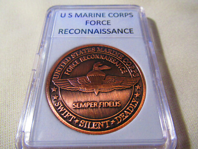 MARINE CORPS FORCE RECONNAISSANCE (Copper) Challenge Coin | eBay