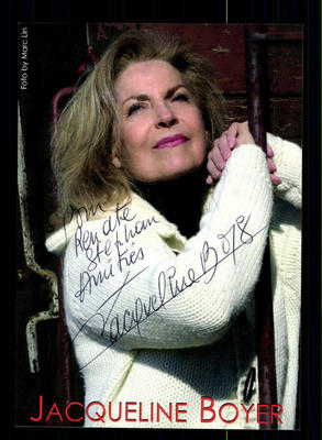 Jacqueline Boyer Autogrammkarte Original Signiert ## BC 77474 | eBay