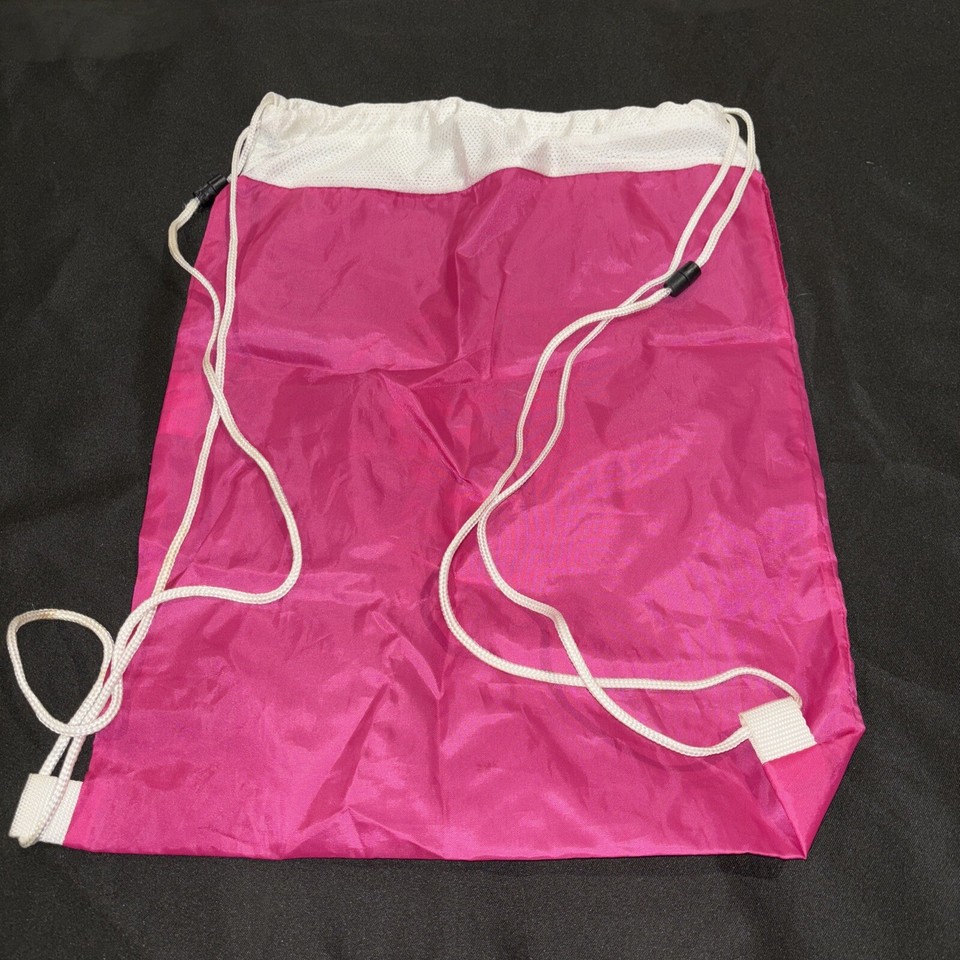 Build a Bear Workshop Pink Nylon Drawstring Bag Backpack | eBay