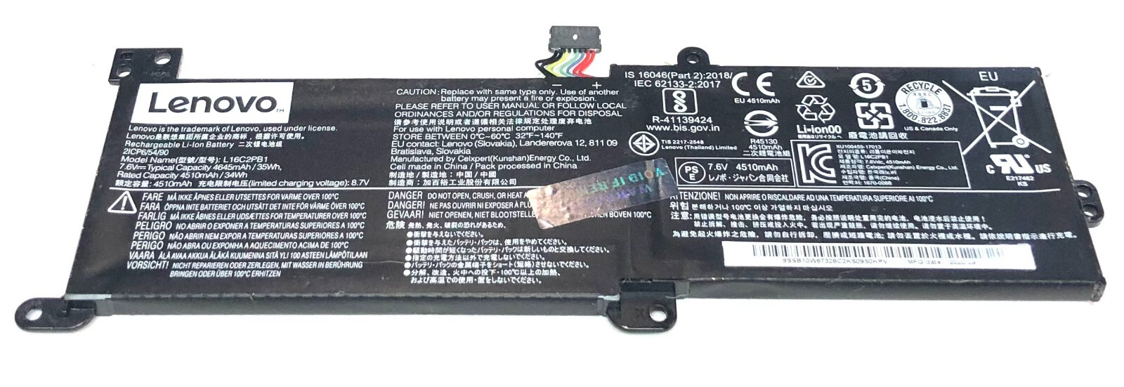 OEM Lenovo IdeaPad 3 14IML05 15IIL05 BATTERY 7.6V 4510mAh L16C2PB1 | eBay
