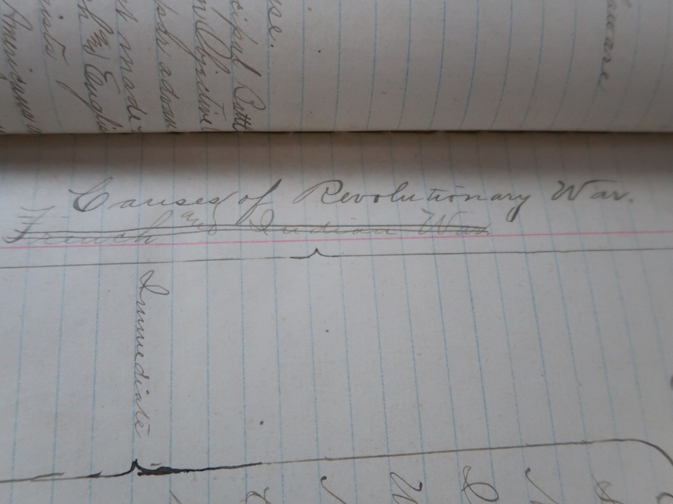 1890's 1900's school teachers notebook journal record book Blackmer ...