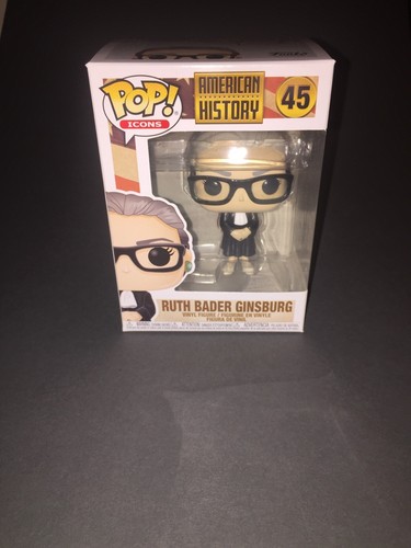Funko Pop Icons Ruth Bader Ginsberg RBG Supreme Court Justice New Free ...