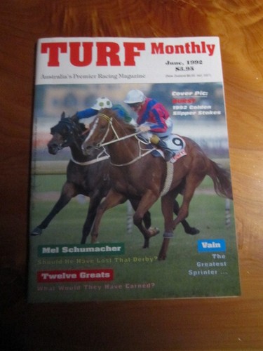 MAGAZINE RACING MAGAZINE TURF MONTHLY JUNE 1992 GREAT ** MUST SEE | eBay