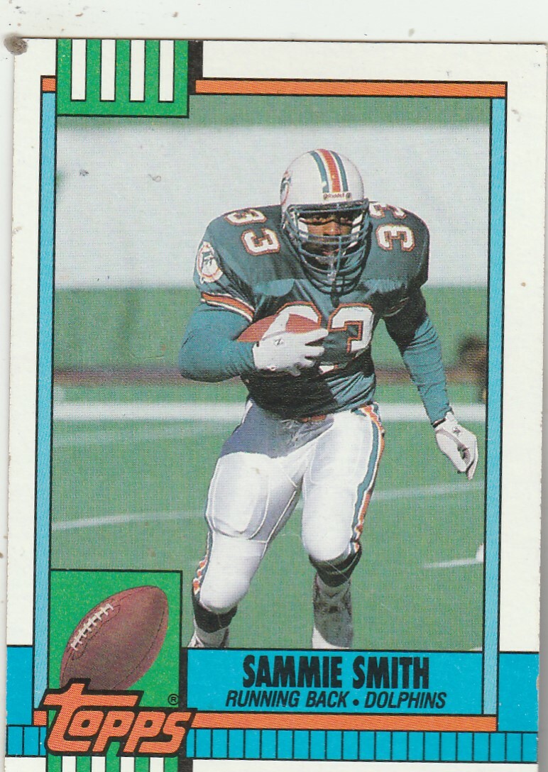 FREE SHIPPING-MINT TO NRMINT-1990 Topps Sammie Smith #319 PLUS BONUS ...