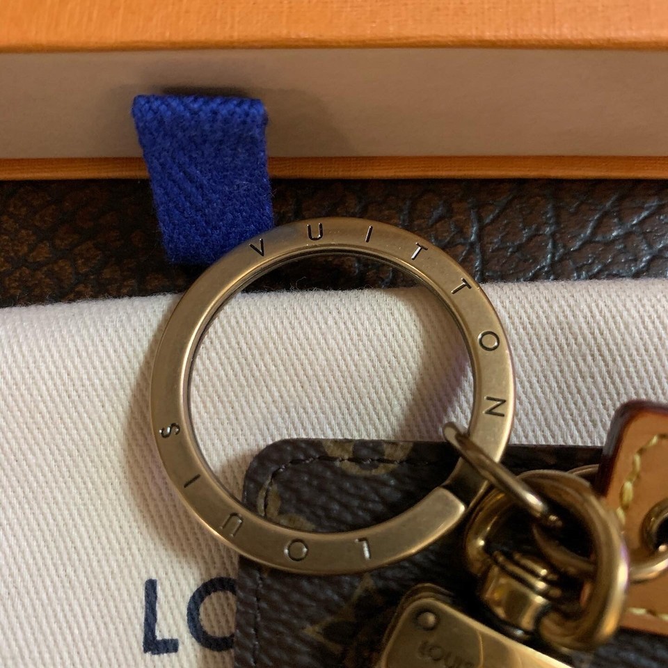 New!! Louis Vuitton NIGO Illustre Key Ring Bag Charm Damier Giant ...