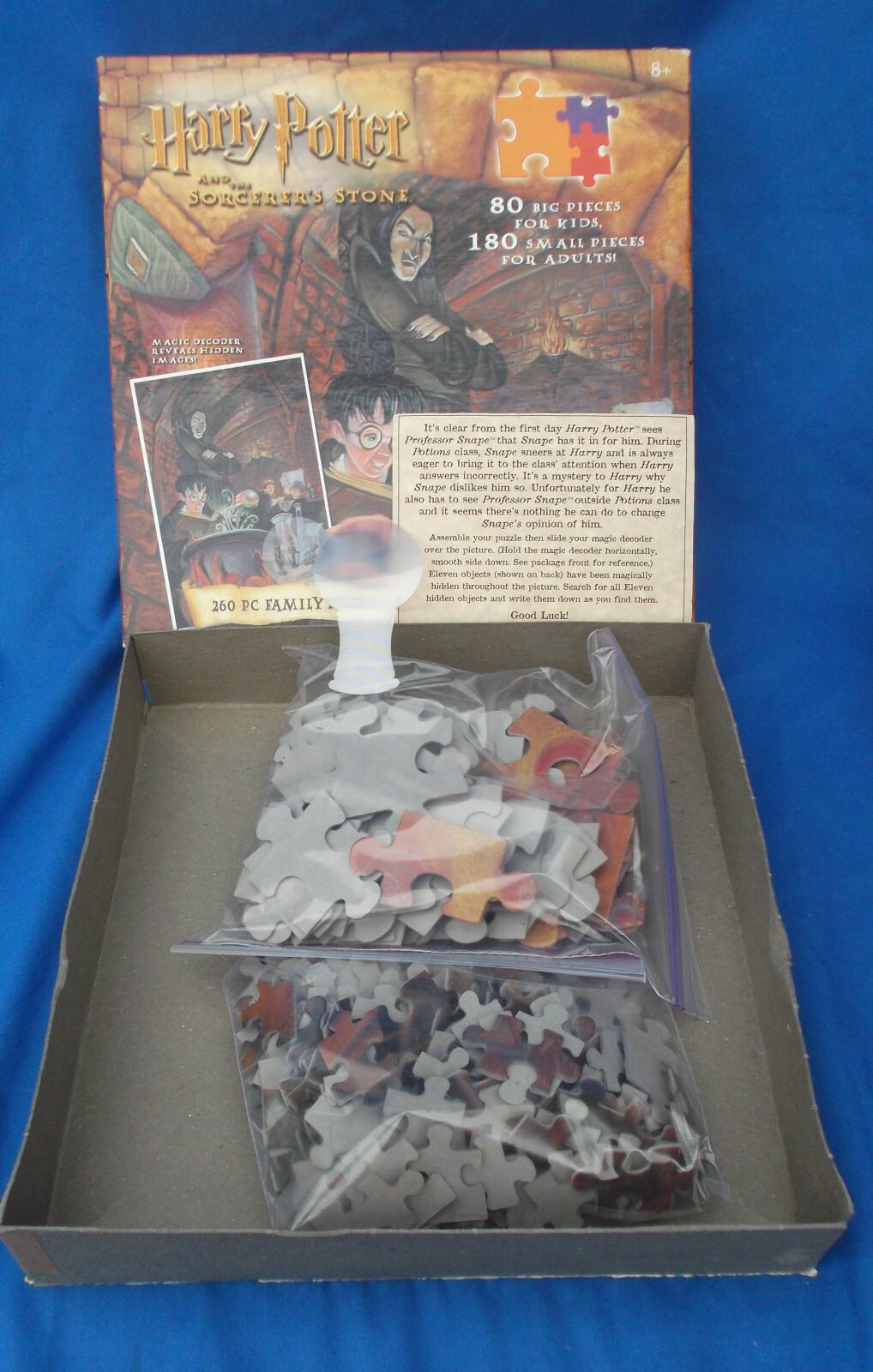 Harry Potter and the Sorcerer's Stone 260 PC Family Puzzle Decoder ...