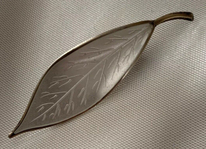 David Andersen, Norwegian Visit Brooch in Gold-Plated… - Gem