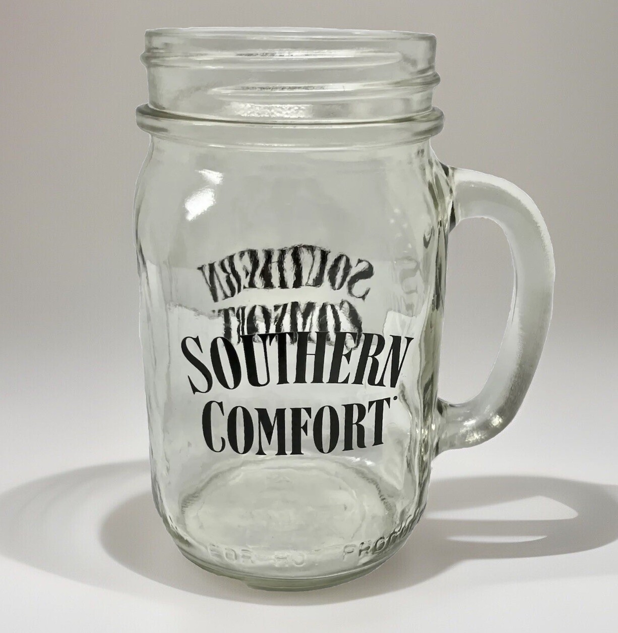 Southern Comfort Glass Mason Jar w/ Handle | Grelly USA