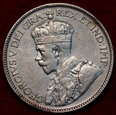 🇨🇦 1919 King George V 25 Cents Silver Coin Canada | eBay