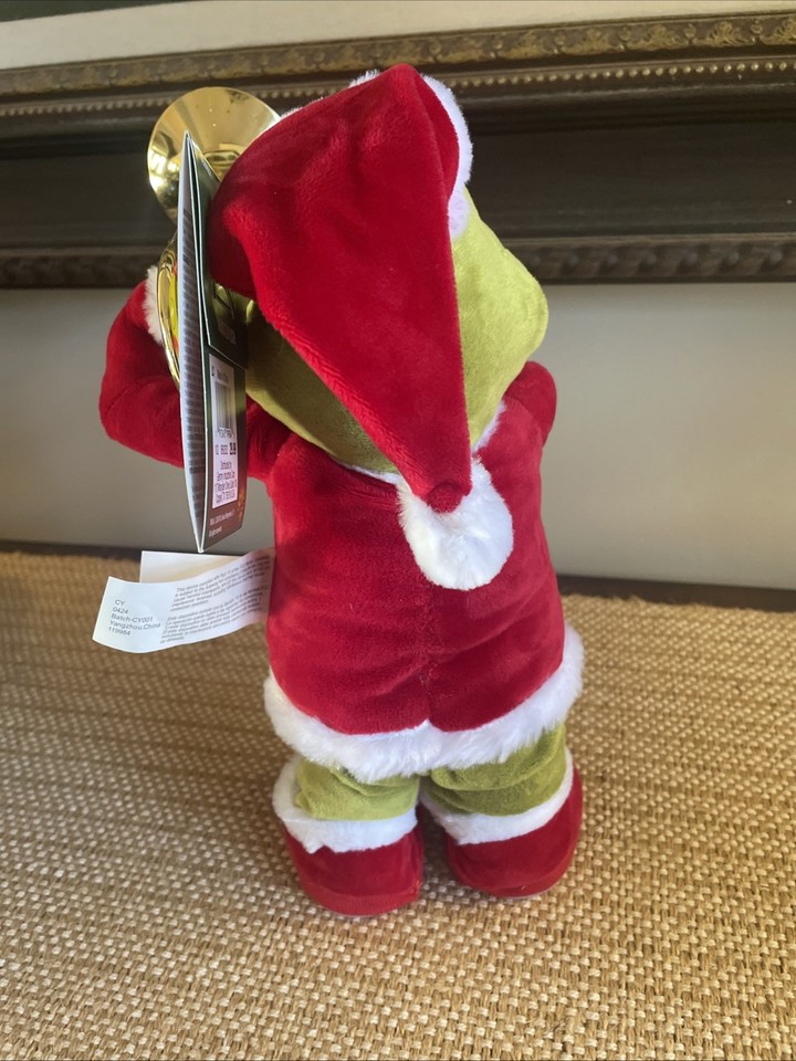 Gemmy The Grinch Animated Plush Trombone Playing "You're A Mean One" 13 ...