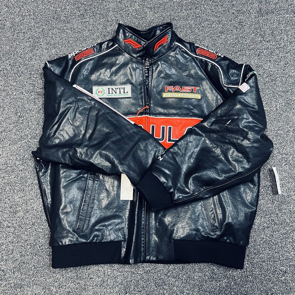 Formula 1 PacSun Leather Pole Position Men Size XL Jacket Grand Limited ...