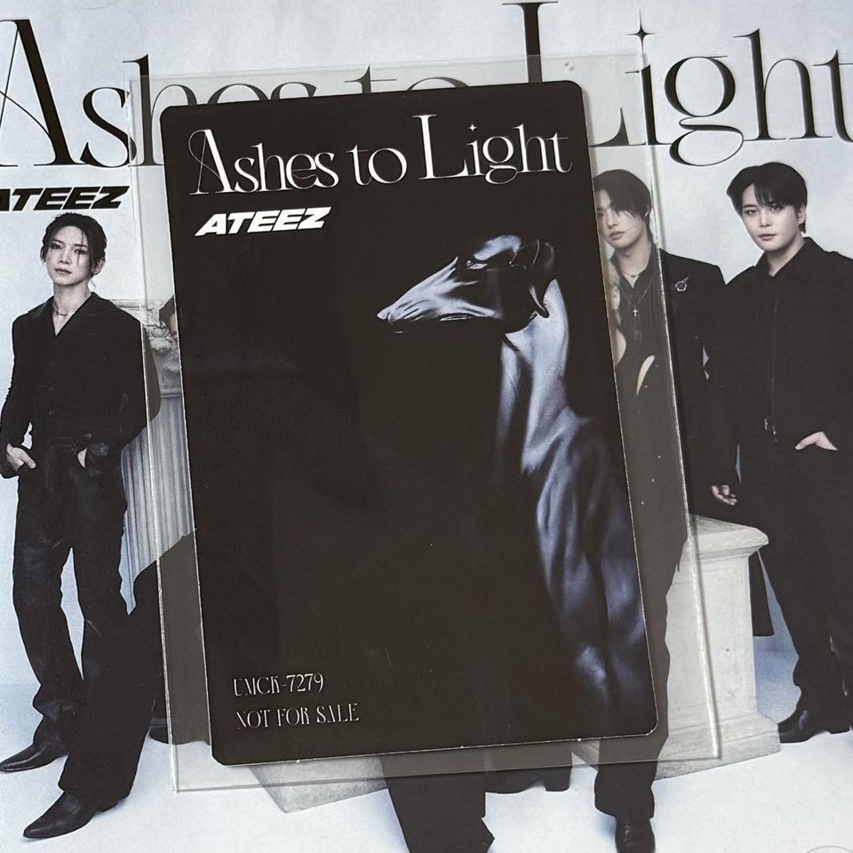 ATEEZ Ashes to Light First Edition Trading Card Hongjun | eBay