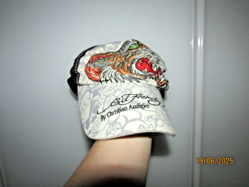 Vintage Ed Hardy Christian Audigier Trucker Hat Cap Tiger Graphic | eBay