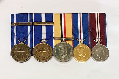 NATO IFOR, Kosovo, Iraq, Golden & Diamond Jubilee Court Mounted Full ...