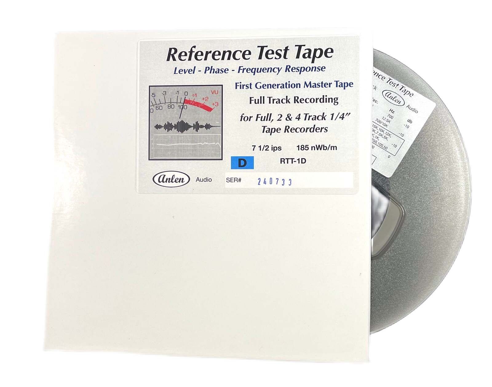 AnlenAudio 1/4" 3.75ips Full Track Alignment Tape with Dolby Akai, Teac ...